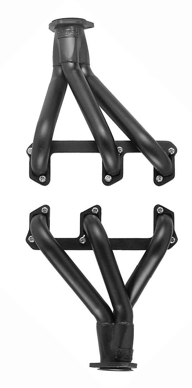 Dauntless 225 V6 Block Hugger Headers, 1966-1971, Jeep CJ-5, CJ-6, Jee ...