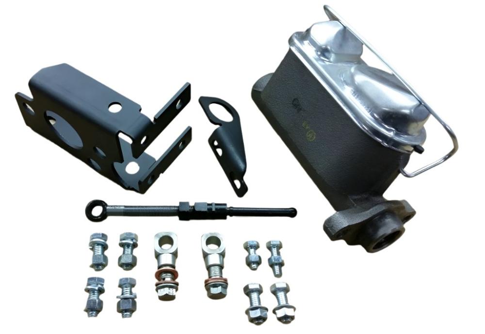 Dual Master Cylinder Conversion, Disc/Drum Premium Kit, 1941-1971, Wil ...