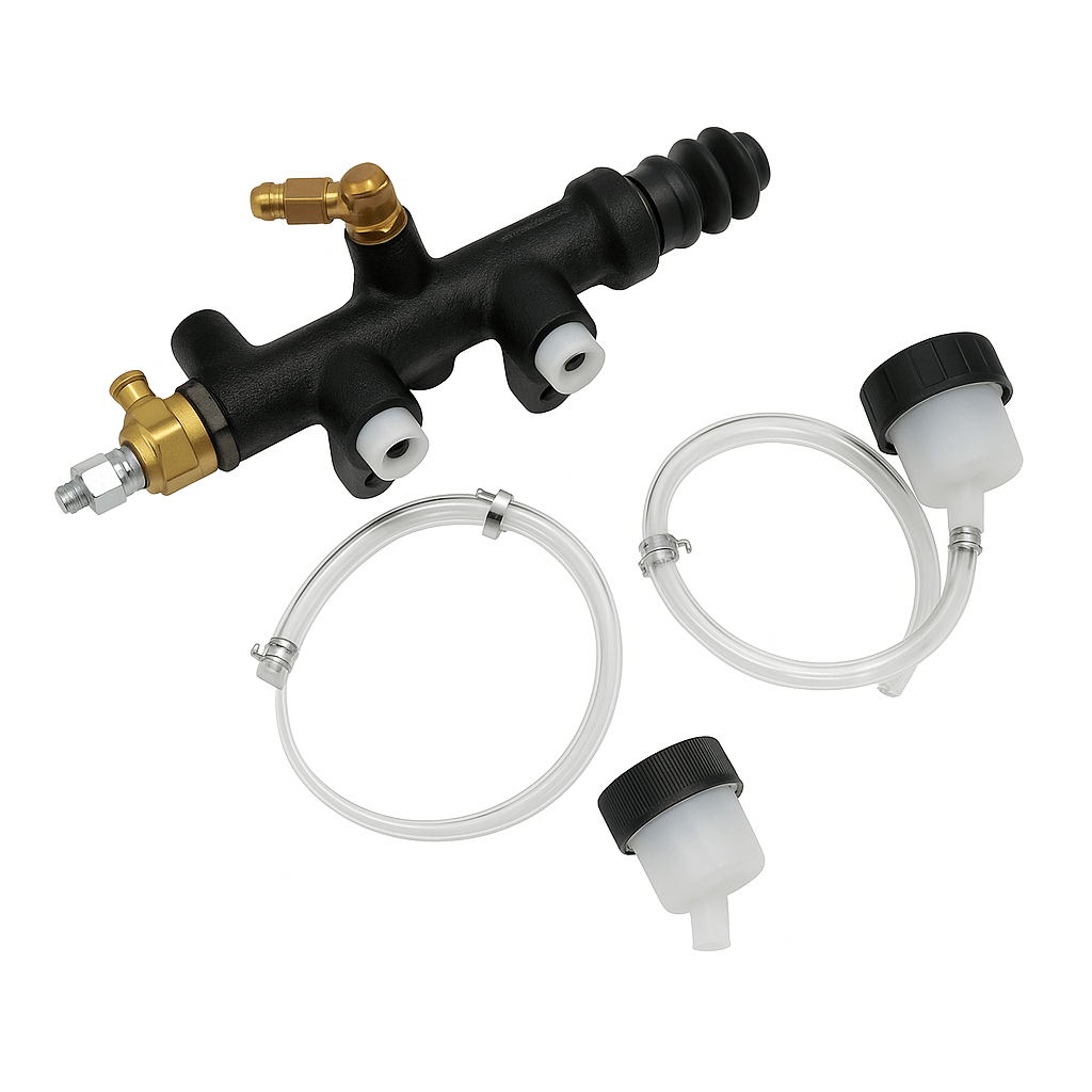 Dual Reservoir Master Cylinder Conversion w/Remote Reservoir, 1948-197 ...