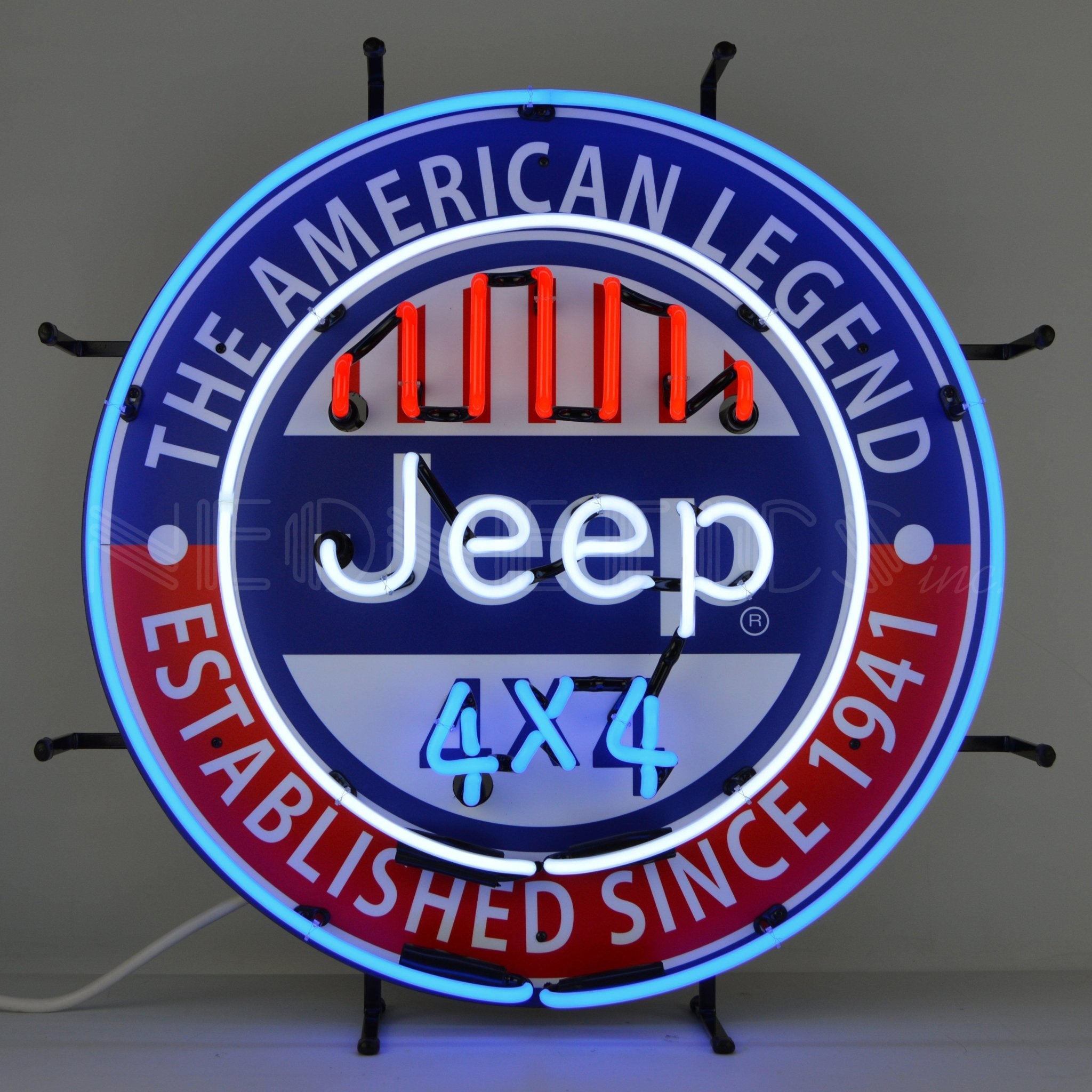 Jeep 4x4 the American Legend Neon Sign – The JeepsterMan