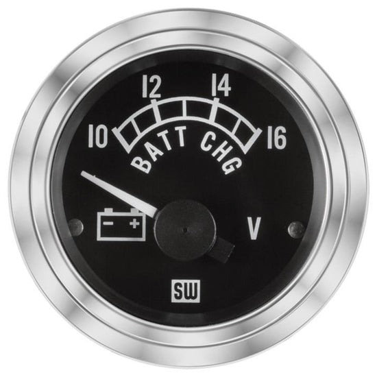 Stewart Warner Voltmeter Gauge, 1941-1966, Willys Jeep MB, GPW, M38, M ...