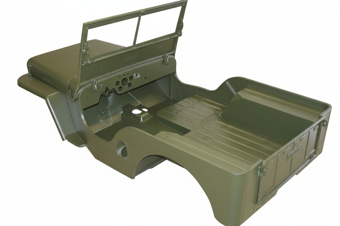 CJ-2A Complete Body Tub Kit, Steel, 1945-1949, Willys Jeep CJ-2A – The ...