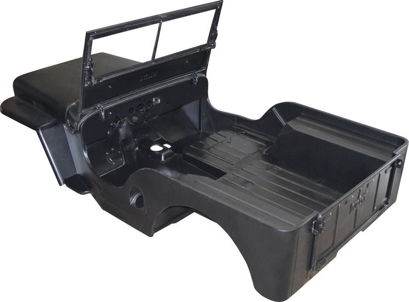 CJ-2A Complete Body Tub Kit, Early Style, Steel, 1945-1949, Willys Jee ...