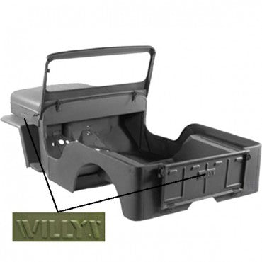 Complete Body Tub Kit, Steel, 1953-1968 Jeep CJ3B – The JeepsterMan