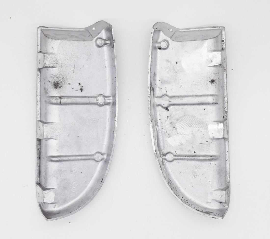 Rear Fender Lower Step Plates, Left and Right, 1948-1951 Willys Jeepst ...