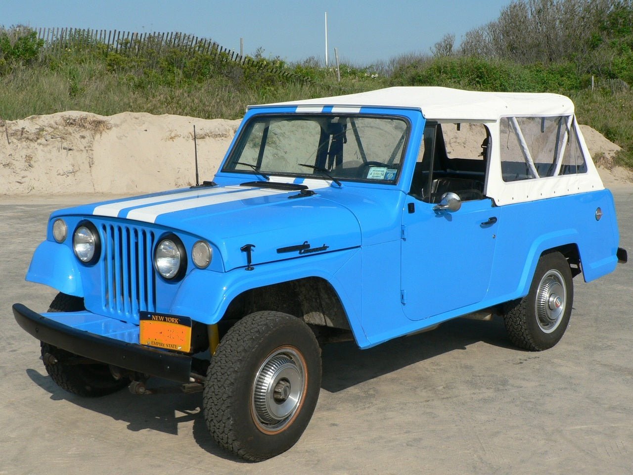 Soft Top Kit, 1967-1973, Jeepster Commando and Commando w/ Clear Windo ...