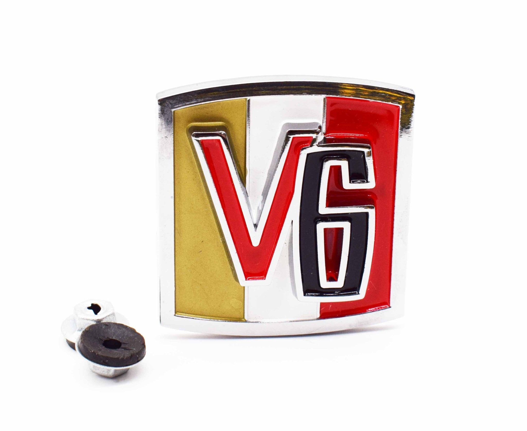 V6 Emblem, Dauntless, 1966-1971 Willys & Jeep, Jeepster Commando, CJ-5 ...